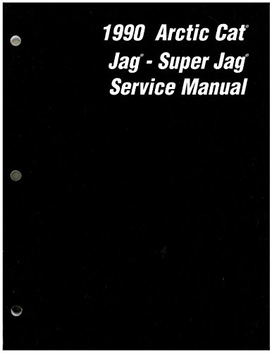 2254-573 1990 Arctic Cat Jag Super Jag Snowmobile Service Manual: by ...