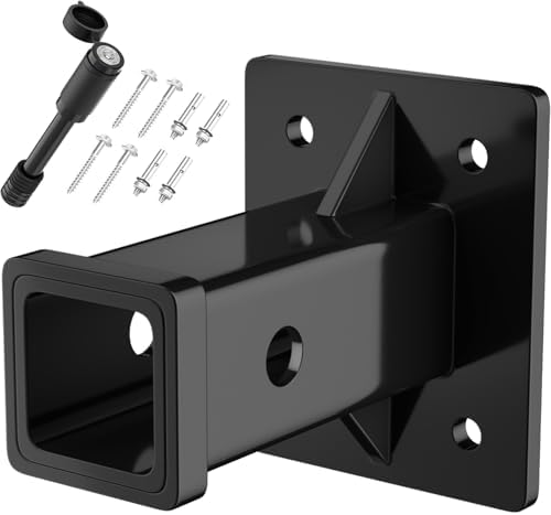 Amazon.com: OGYE Bolt On Receiver Hitch with 5/8" Pin Dia Anti-Theft ...