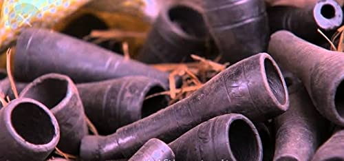 Vindhya Handmade Clay Chilam Mini Black : Amazon.in: Home & Kitchen