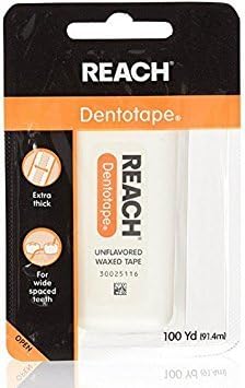 Amazon.com: Reach Dentotape Waxed Dental Floss with Extra Wide Cleaning ...