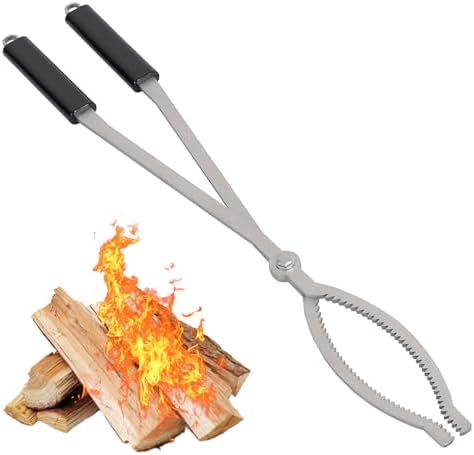 Amazon.com: Epica Fireplace Tongs, 26" Long, Log Grabber : Home & Kitchen