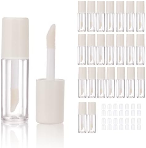 Amazon.com : COSIDEA 26pcs Empty White 0.8ml mini lip gloss tubes ...