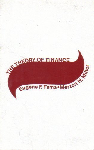 The Theory of Finance by Eugene F. Fama (1972-06-23) : Amazon.de: Bücher