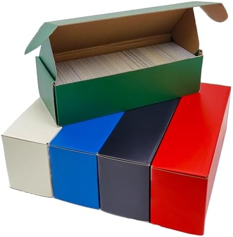Amazon.com: Trading Card Storage Box - 5 Cardboard Boxes with 600+ Ct ...