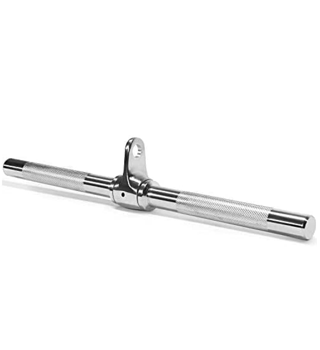 Gym Cable Attachment Steel Chrome Straight Rotating Bar Lat Pull ...