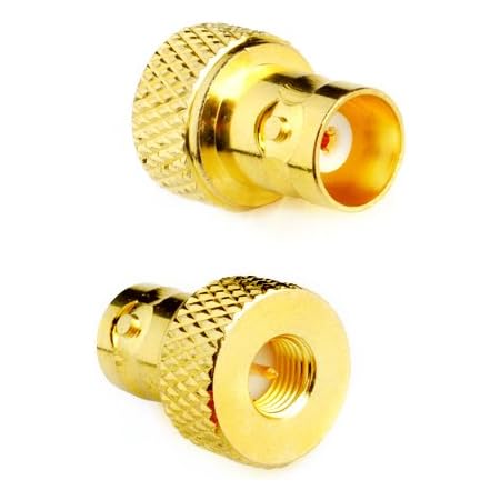 Amazon.com: DHT Electronics 2pcs coaxial Coax Adapter BNC Female to UHF Male PL-259 PL259 ...