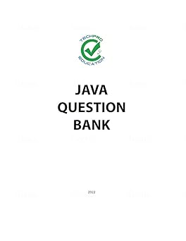 JAVA Questions Bank for Beginners to Advanced: 242 Multiple Choice Questions with Answers and ...