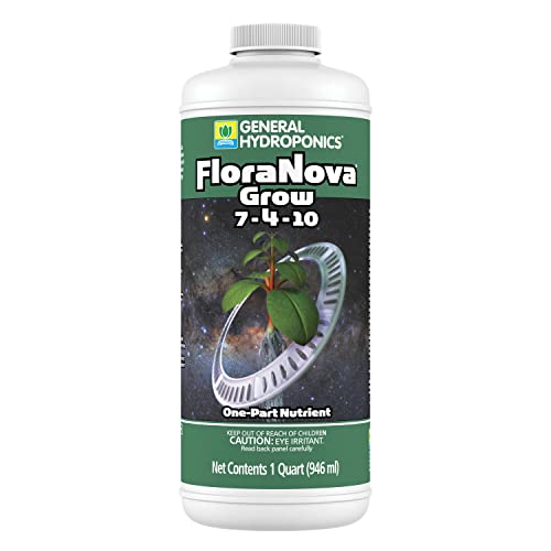 General Hydroponics HGC718807 FloraNova Grow 7-4-10, Robust Strength Of ...