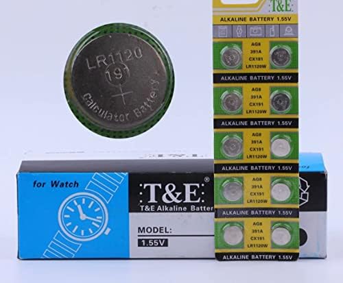 10 x 1.55V Button Coin Cell Watch Battery Batteries AG5 AG-5 LR750 ...