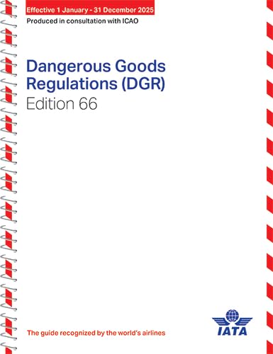 2025 66th Edition IATA Dangerous Goods Regulations - Spiral Bound ...