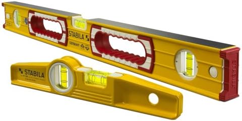 Amazon.com: Stabila 37240 Level Set with 24-Inch Level and 10-Inch Die ...