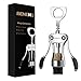 Amazon.com: Wine Opener, Zinc Alloy Premium Wing Corkscrew Wine Bottle ...