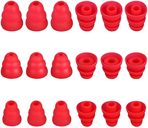 Amazon.com: Silicone Ear Tips Triple Flange Replacement Ear Tips Three ...