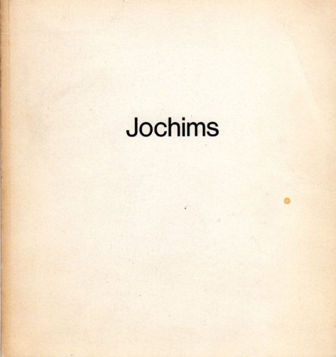 RAIMER JOCHIMS: ARBEITEN, 1961-1975 (Raimer Jochims: Works, 1961-1975 ...