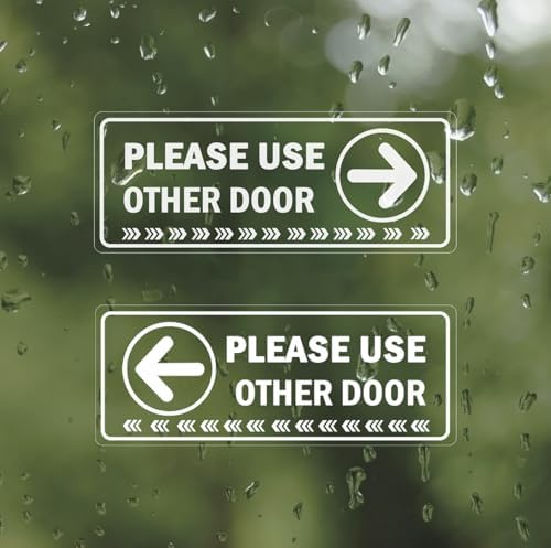 Amazon.com: Thistle Brooke Cottage Please Use Other Door Arrow Pointing ...
