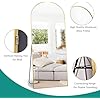 Amazon.com: TinyTimes 71''x30'' Oversized Arched Full Length Mirror ...