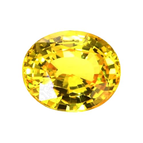 The Millennium Gallery Natural Ceylon Yellow Sapphire Stone Genuine ...