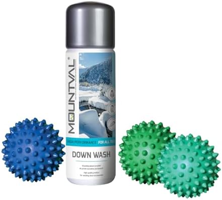 Mountval Down Wash Kit to Clean and Restore Puffer Jackets, Sleeping ...