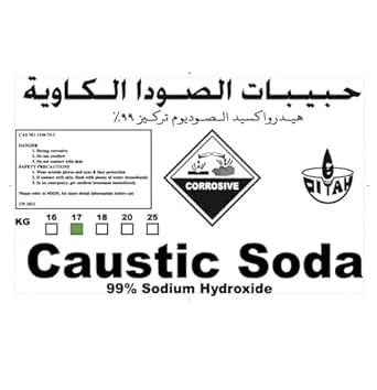 Caustic Soda 17kg Bag -(Sodium Hydroxide) Powder : Amazon.ae: Automotive