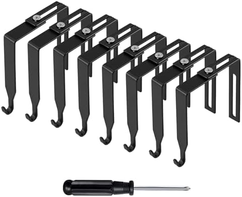 Amazon.com: Camess Cubicle Hooks Universal Cubicle Hangers Set Metal ...