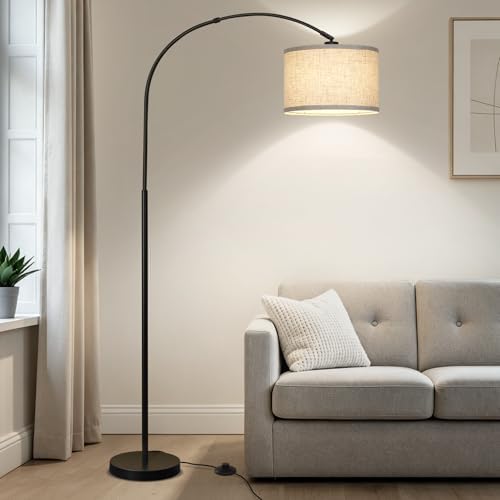 Seaside village Arc Floor Lamps for Living Room, Modern Standing Lamp ...