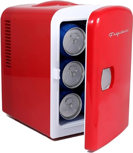 Frigidaire EFMIS175-RED Portable Mini Fridge-Retro Extra Large 9-Can ...