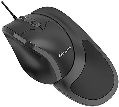 Amazon.com: Semi-Vertical Ergonomic Mouse Newtral 3, Wired USB Medium ...