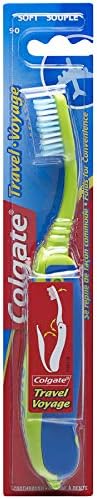 Amazon.com : Colgate Travel Toothbrush, Soft - Colors May Vary (6 Pack ...