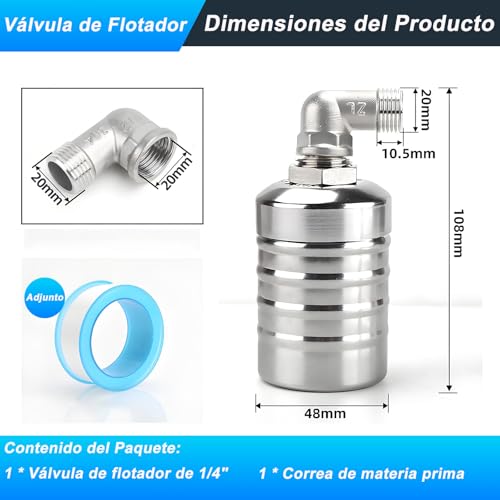 Válvula Flotador Para Cisterna - Ferreteria Y Herramientas