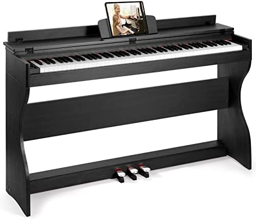MUSTAR Digital Piano 88 Weighted Keys Touch Sensitivity, Full Size 88 ...