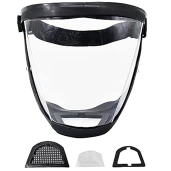 Piaoyu Anti-Fog Protective Full Face Shield, Clear Masks for Adults ...
