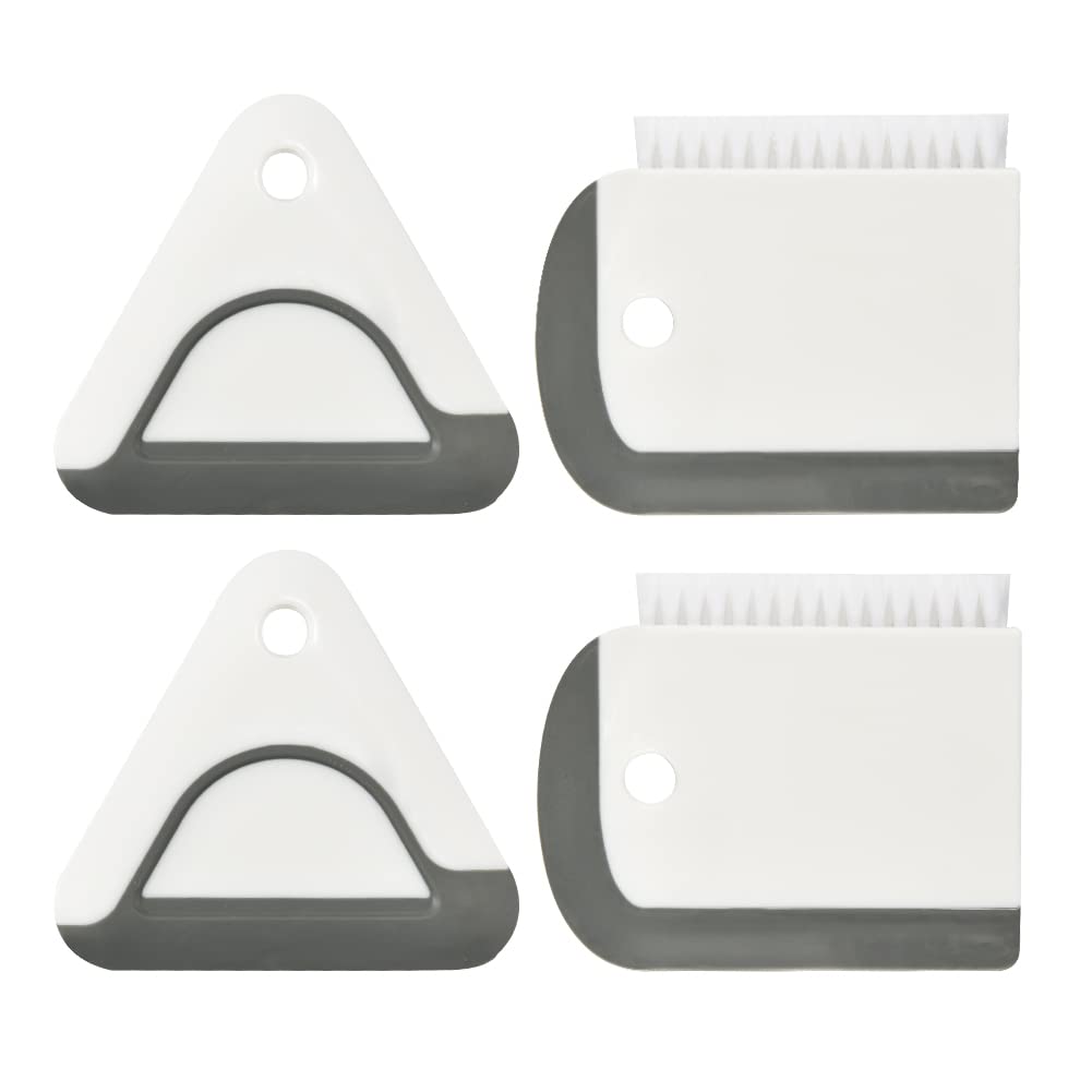windson 4 Pack Mini Pot and Pan Dish Scraper - 2 Flex Dish Squeegee and ...