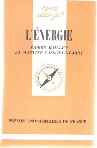 Amazon.com: L'energie: 9782091361055: Pierre Maillet: Books