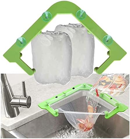 Triangle Tri-Holder Filter with Sink Strainer Bag Corner Sink Strainer ...