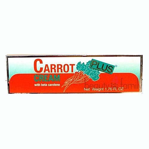 Amazon.com : Carrot Plus Cream with Beta Carotene 1.76 Oz Tube : Skin ...