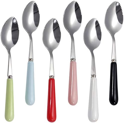 Amazon.com: HAZOULEN Grapefruit Spoons, Stainless Steel, 6-2/5-Inch ...