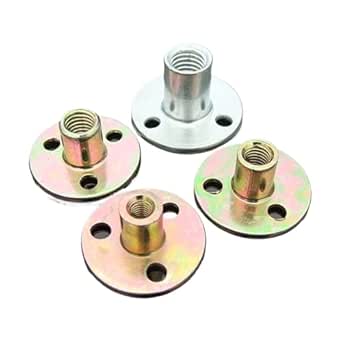 1PCS Three Holes Locking Flange Nut M6 M8 M10 M12 Iron Metal Thread Flange Coupling Galvanized ...