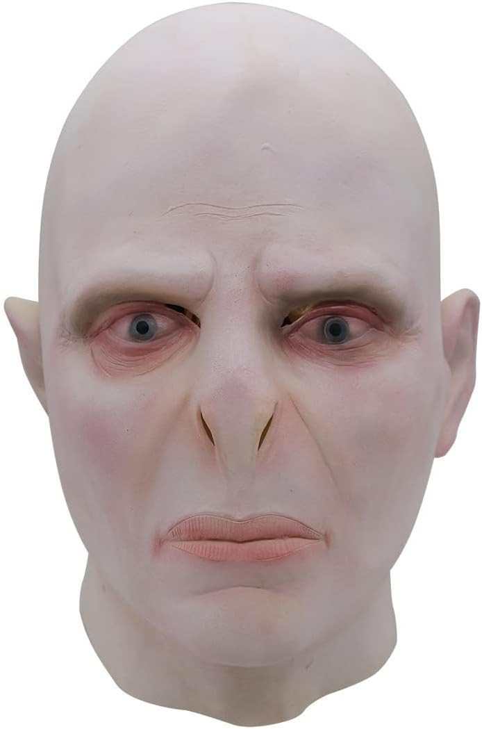 Halloween Voldemort Mask Creepy Witcher Demon Full Head Mask Helmet ...