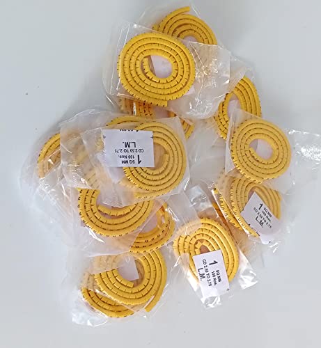 PVC Ferrules (Alphabet A-Z Cable) 1 mm : Amazon.in: Home Improvement