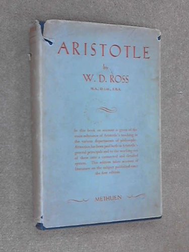 Aristotle: Ross, W. D: Amazon.com: Books