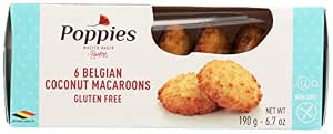 Amazon.com: Poppies Belgian Coconut Macaroons, Kosher, Gluten Free ...