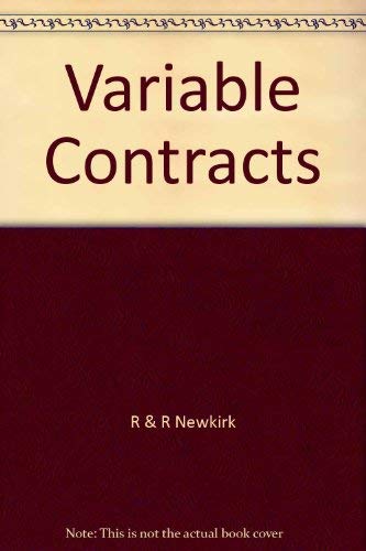 Variable Contracts : R & R Newkirk, Mitchell, Carolyn B., Tromblay, Dan ...