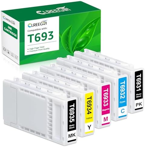Amazon.com: Remanufactured T693 Ink Cartridge Eps 693 T6931 T6932 T6933 ...