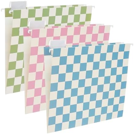 Amazon.com : Y YOMA 6 Pack Decorative Hanging File Folders Letter Size ...
