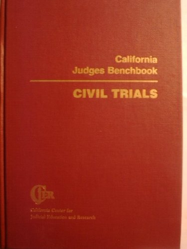 California Judges Benchbook: Civil Trials: unknown author: Amazon.com ...