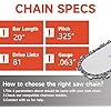 Amazon.com: Dunhil 3 Pack 20 Inch Chainsaw Chains .063 .325 81dL for Stihl MS260 MS261 MS270 ...