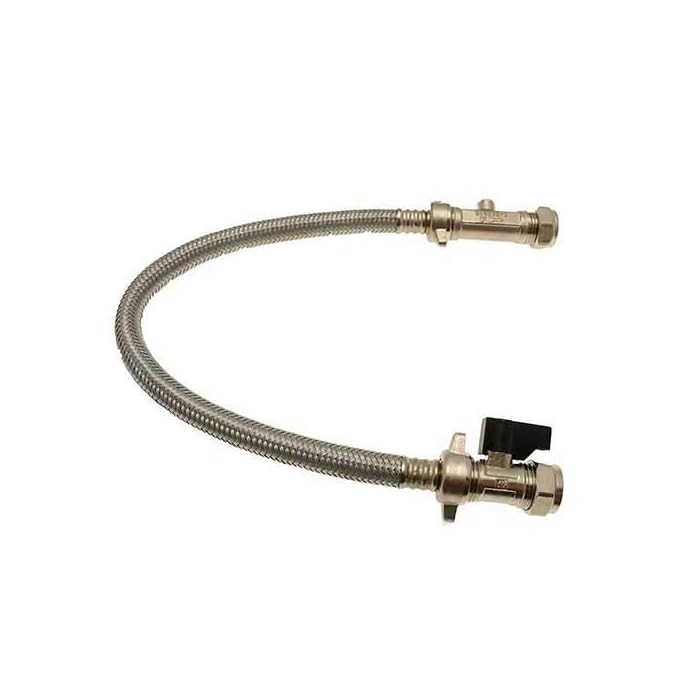 Buy Combination Boiler Filling Loop Straight 15mm Compressing Flexible ...