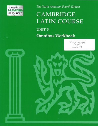 Cambridge Latin Course Unit 3 Omnibus Workbook North American Edition ...