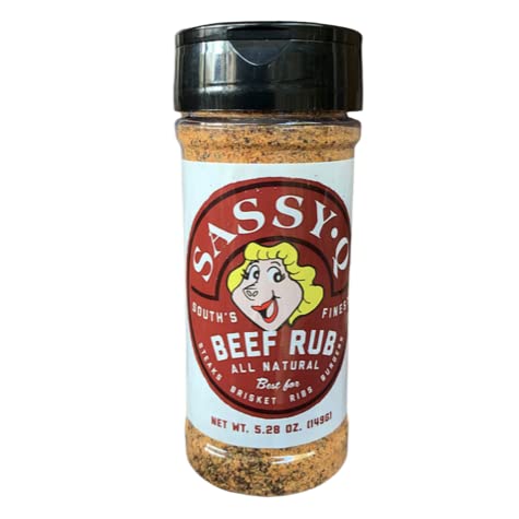 Amazon.com : Sassy Q South's Finest Beef Rub All Natural Spice ...