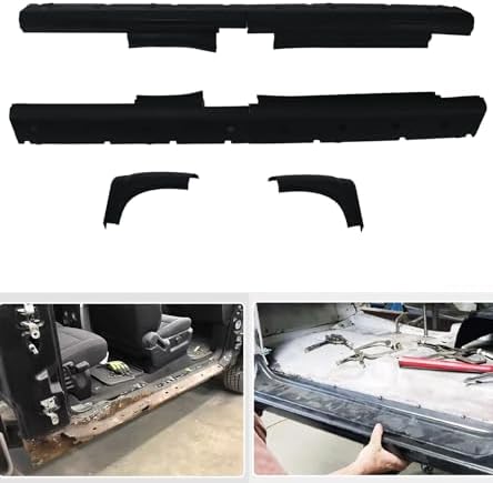 Autoholic Rocker Panel Cab Corner Kit Fit for 2014-2018 Chevy Silverado ...